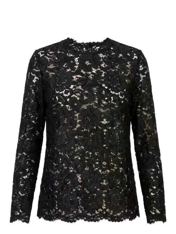 Valentino Garavani Lace Top - Black