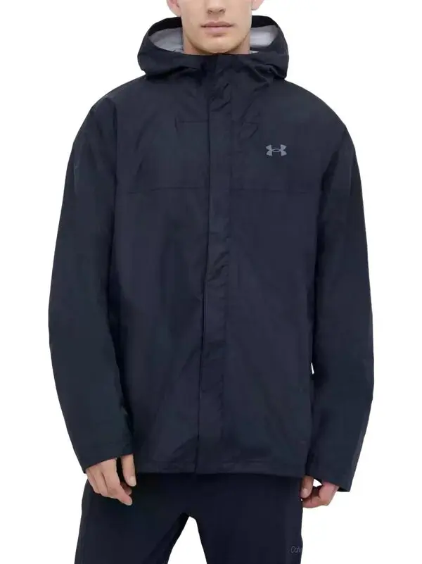 Under Armour Hooded Logo Jacket - Black