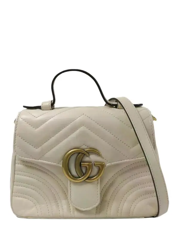 Gucci Gg Marmont Shoulder Bag - Neutrals