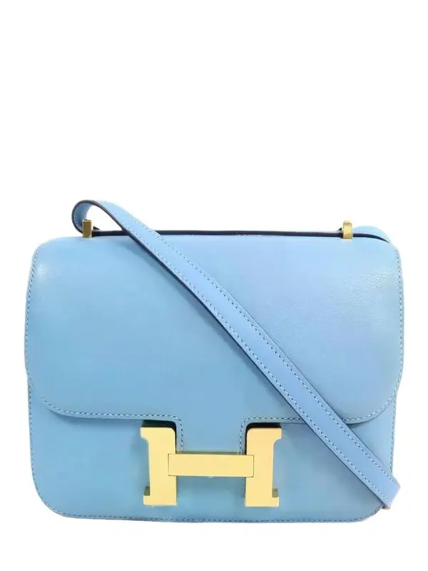 Hermès Mini Constance Shoulder Bag - Blue