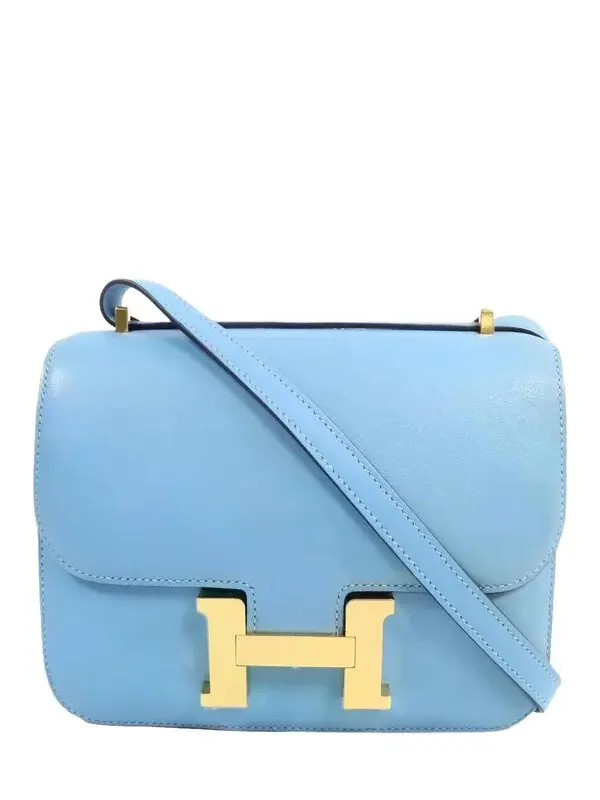 Hermès Mini Constance Shoulder Bag - Blue