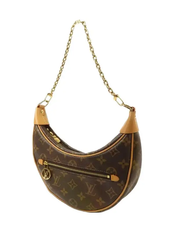 LOUIS VUITTON Monogram Loop Shoulder Bag - Brown
