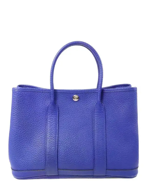 Hermès Tpm Garden Party Tote Bag - Blue
