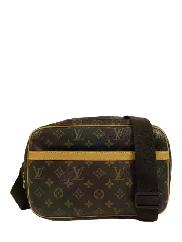 LOUIS VUITTON Monogram Reporter Pm Shoulder Bag - Brown