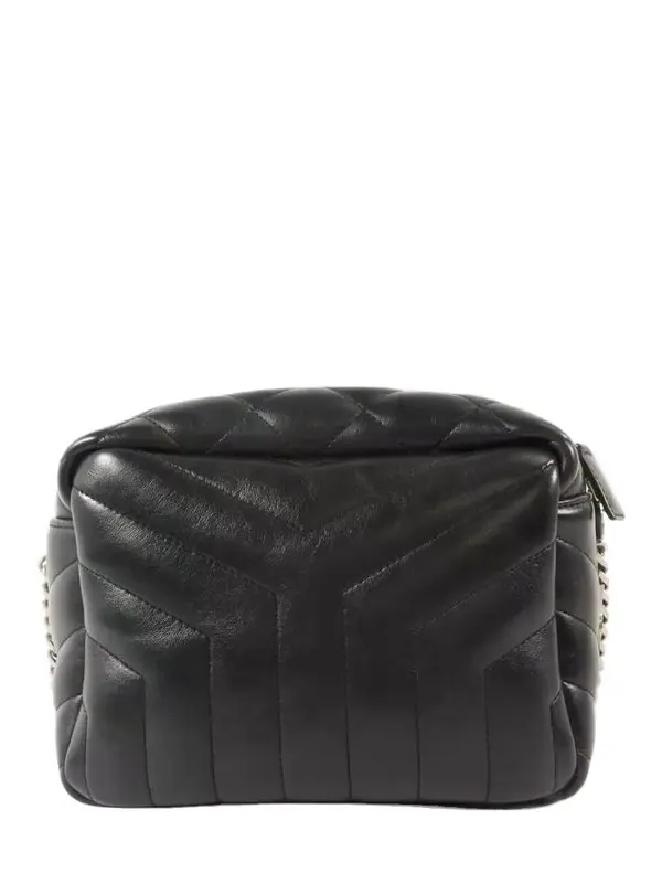 Saint Laurent Loulou Quilted Mini Shoulder Bag - Black