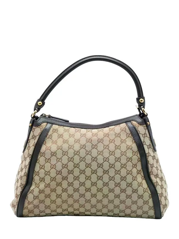 Gucci Gg Canvas Shoulder Bag - Neutrals