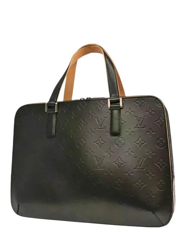 LOUIS VUITTON Mat Malden Handbag - Black