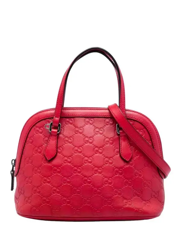 Gucci Medium Dôme Satchel - Red