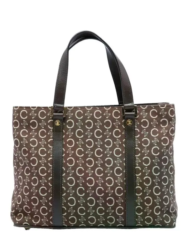 Celine Macadam Canvas Tote Bag - Brown