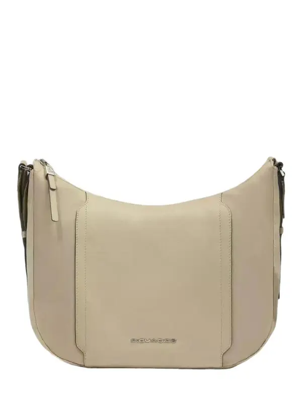 PIQUADRO Ipad®mini Logo-plaque Shoulder Bag - Neutrals