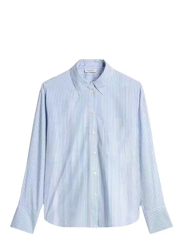Marc O'polo Striped Long-sleeve Shirt - Blue