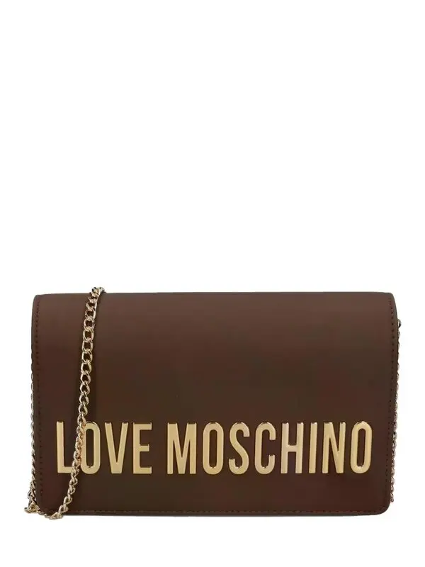 Moschino Logo-embellishment Crossbody Bag - Brown