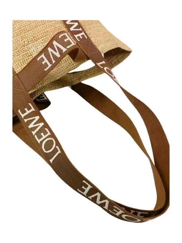 Loewe Woven Shopper Tote Bag - Neutrals