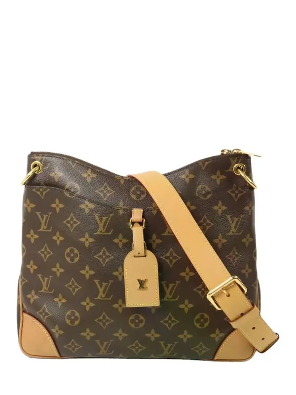 LOUIS VUITTON Monogram Odeon Shoulder Bag - Brown