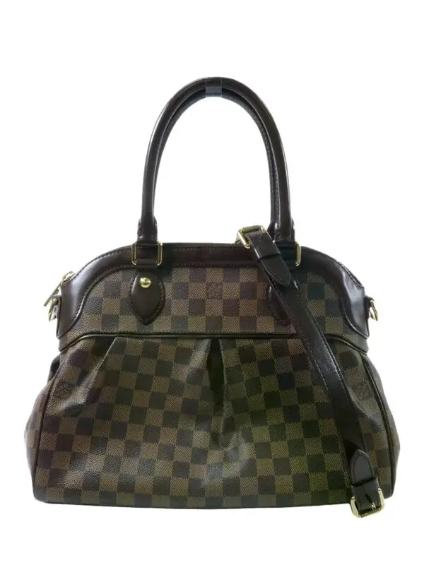 LOUIS VUITTON Damier Trevi Tote Bag - Brown