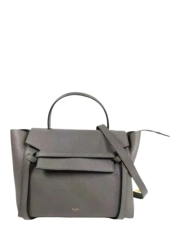 Celine Micro Belt Tote Bag - Grey