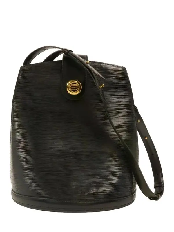 LOUIS VUITTON Epi Cluny Shoulder Bag - Black