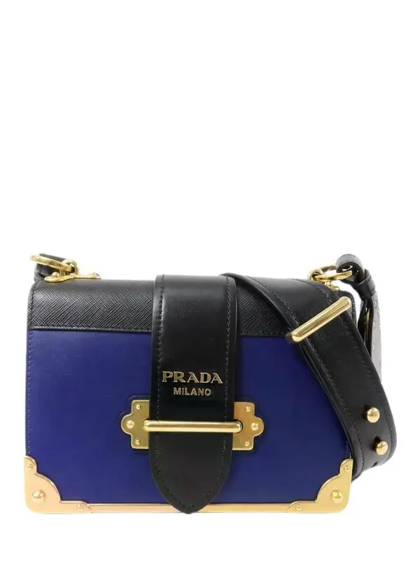 Prada Cahier Shoulder Bag - Blue