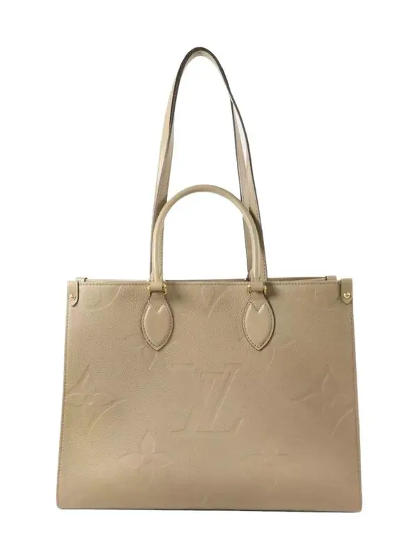 LOUIS VUITTON Monogram Empreinte On The Go Shoulder Bag - Neutrals