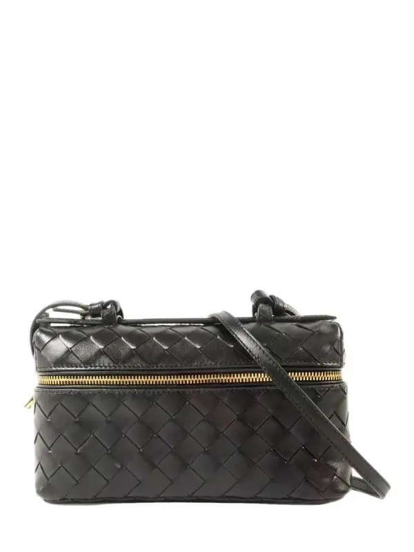 Bottega Veneta Bang Bang Intrecciato Shoulder Bag - Black