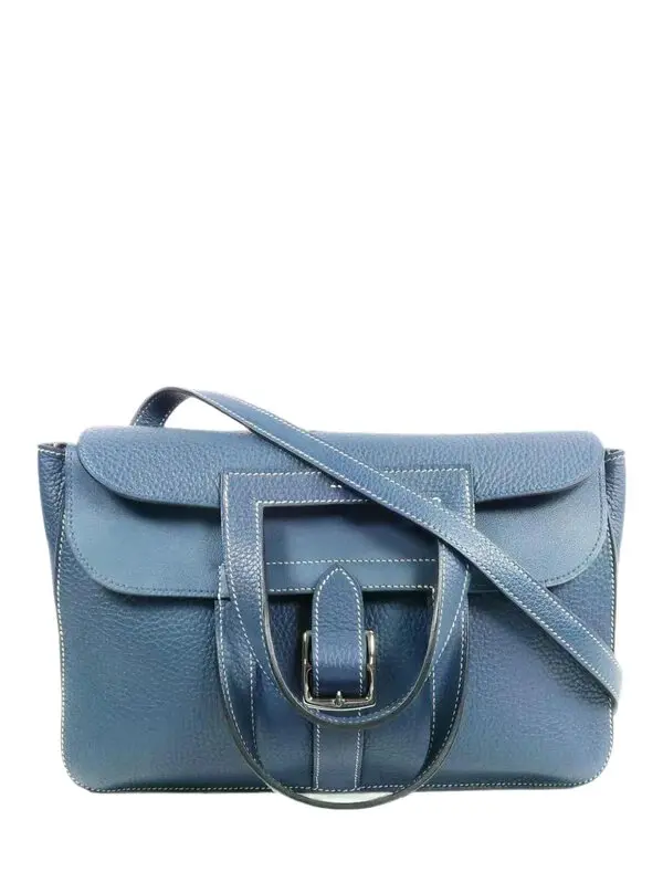 Hermès Halzan Shoulder Bag - Blue
