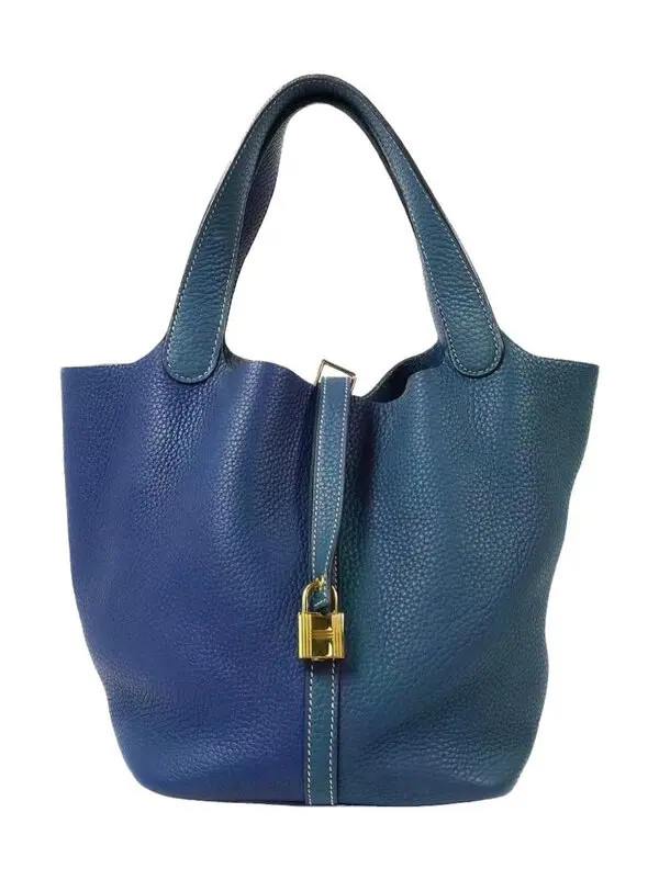 Hermès 2019 Mm Picotin Tote Bag - Blue