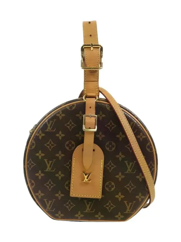 LOUIS VUITTON Petite Boite Chapeau Monogram Shoulder Bag - Brown