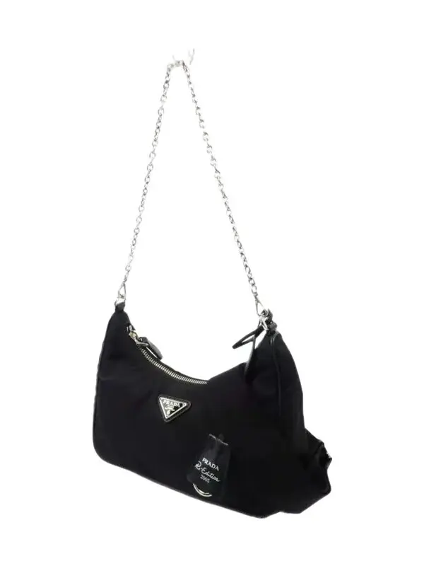 Prada 2005 Re-edition Shoulder Bag - Black
