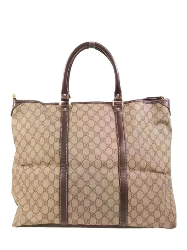 Gucci Gg Supreme Tote Bag - Neutrals