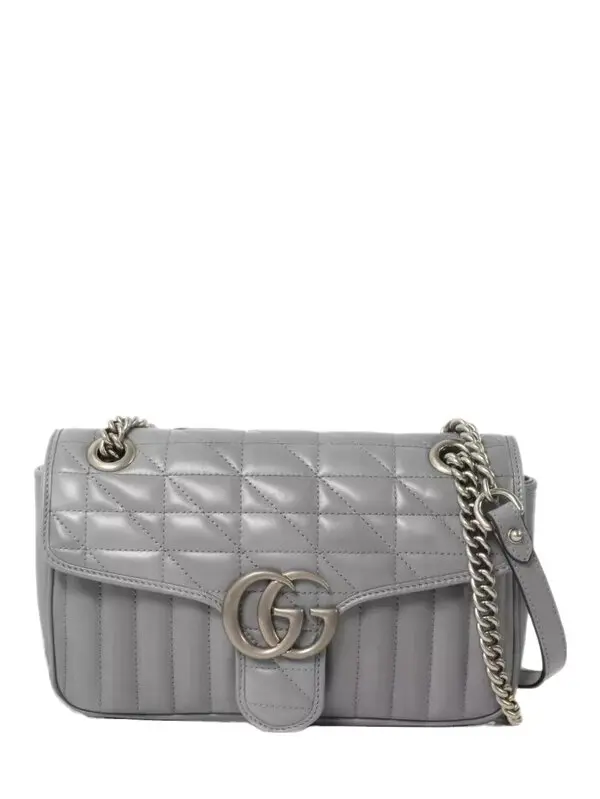 Gucci Gg Marmont Shoulder Bag - Grey