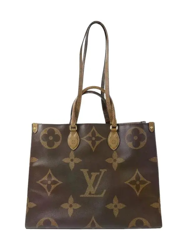 LOUIS VUITTON Monogram Giant On The Go Tote Bag - Brown