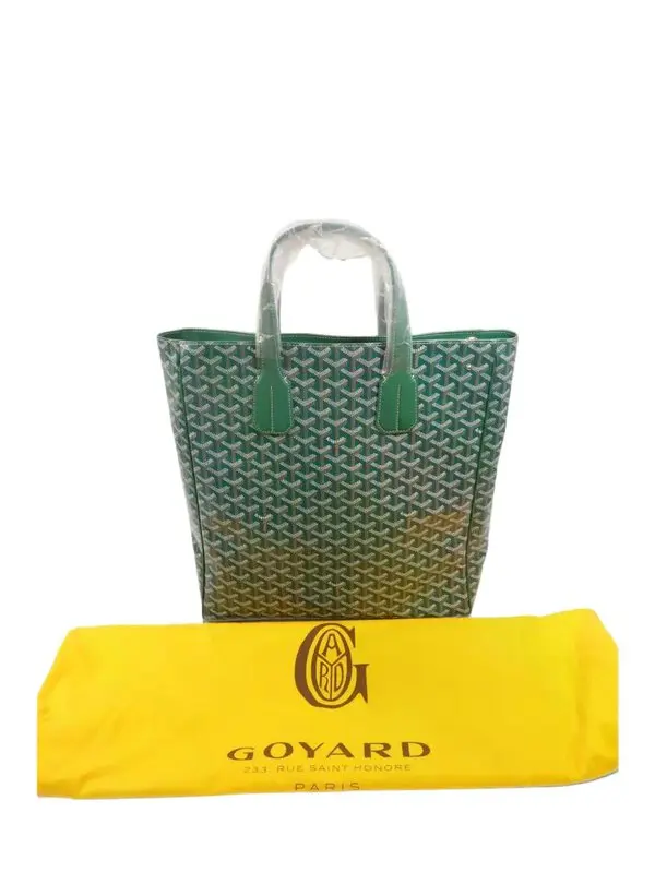 Goyard Voltaire Tote Bag In Goyardine Canvas - Green