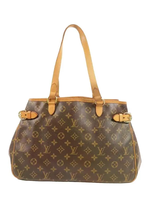 LOUIS VUITTON Monogram Batignolles Tote Bag - Brown