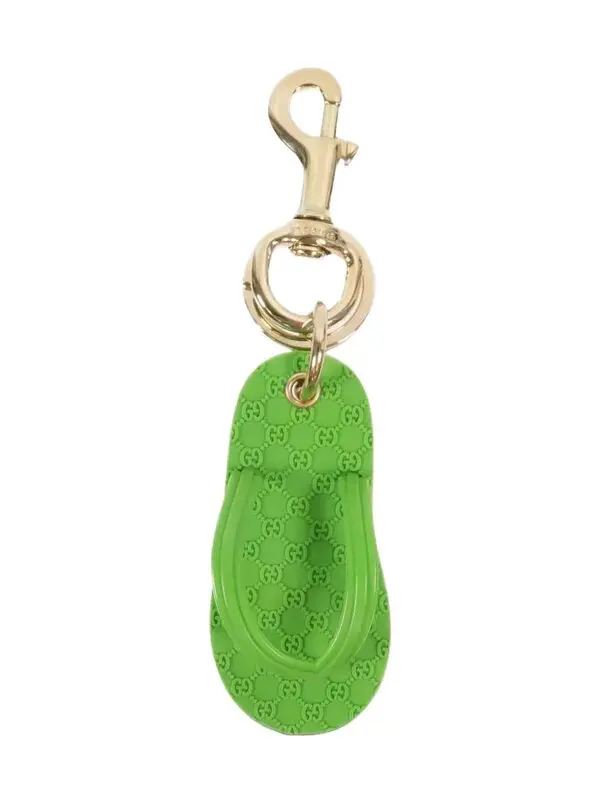 Gucci Flip Flop Bag Charm - Green