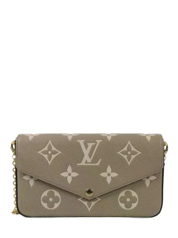 LOUIS VUITTON Monogram Empreinte Felicie Pochette Shoulder Bag - Neutrals