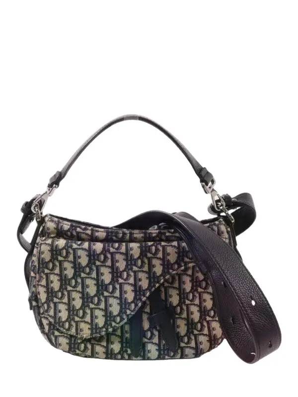 Dior Saddle Oblique Shoulder Bag - Neutrals