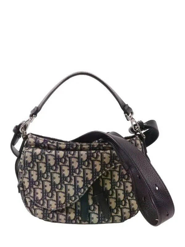 Dior Saddle Oblique Shoulder Bag - Neutrals