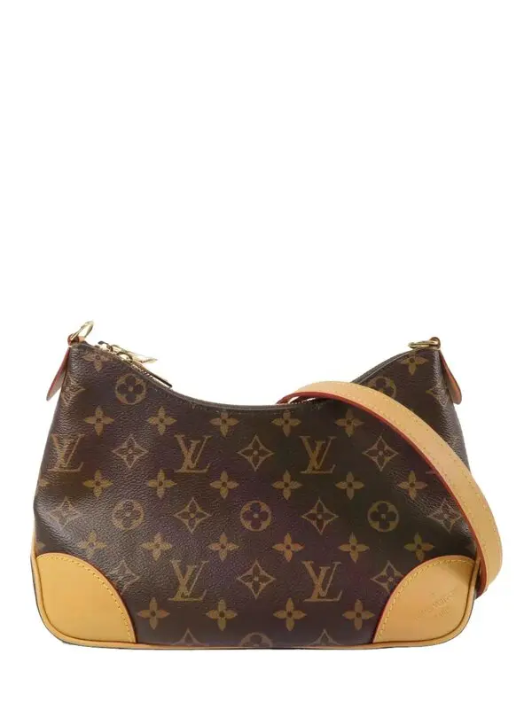 LOUIS VUITTON Monogram Boulogne Pm Shoulder Bag - Brown