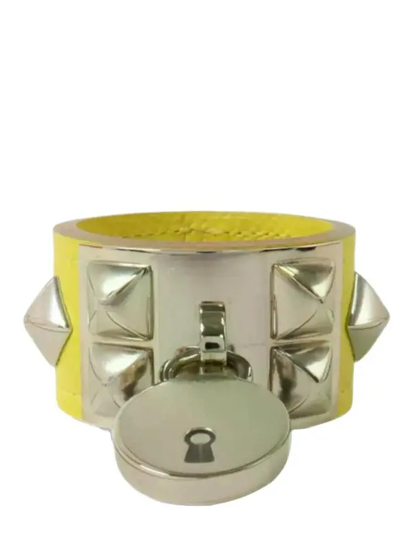 Hermès Collier De Chien Bag Charm - Yellow