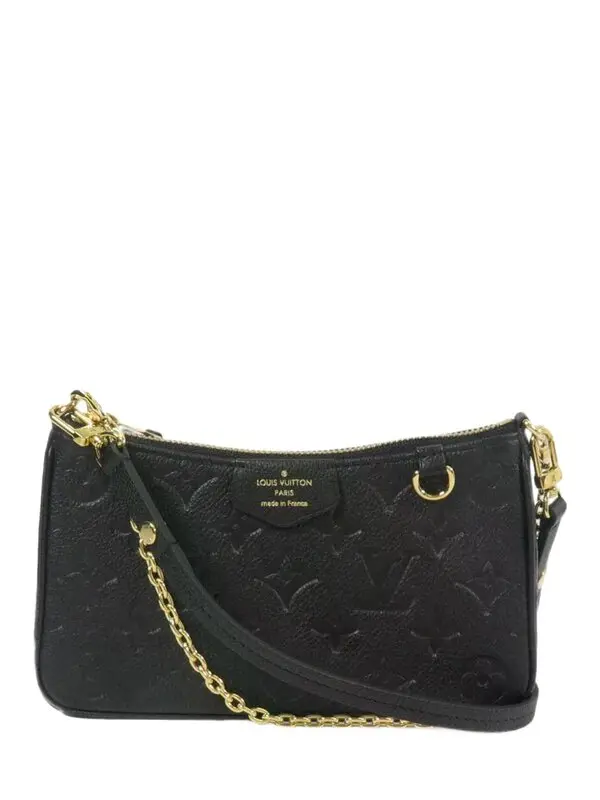 LOUIS VUITTON Empreinte Easy Pouch On Strap Shoulder Bag - Black