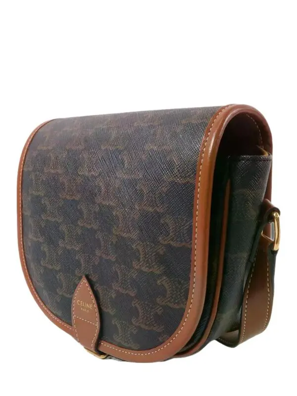Celine Folco Cross-body Bag - Brown