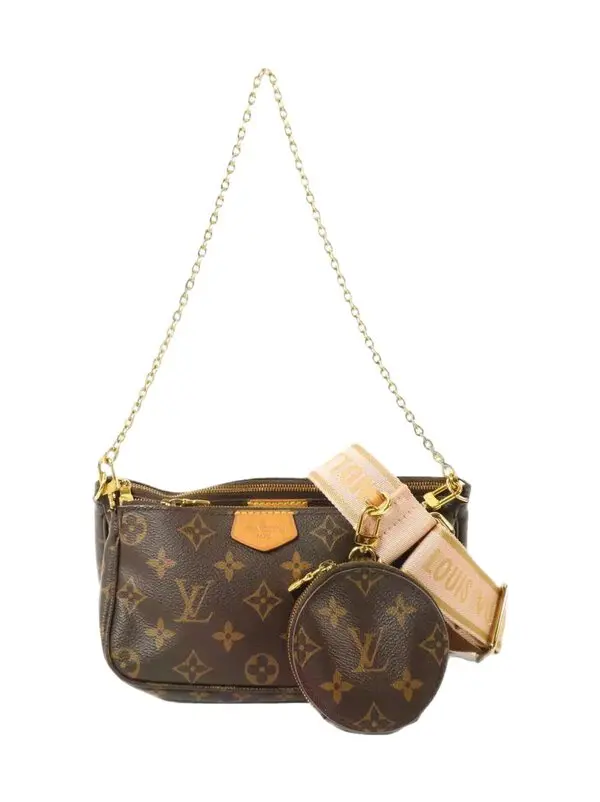 LOUIS VUITTON Multi Pochette Accessoires Monogram Shoulder Bag - Brown