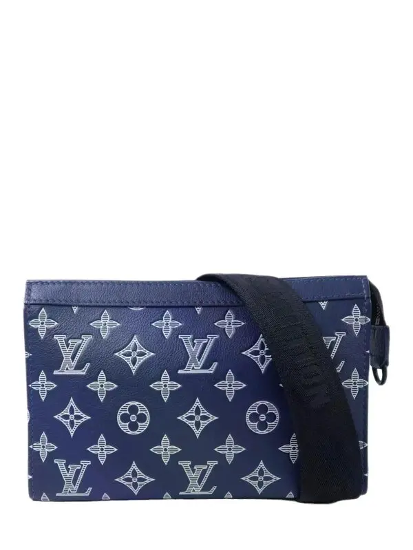 LOUIS VUITTON Shadow Gaston Shoulder Bag - Blue