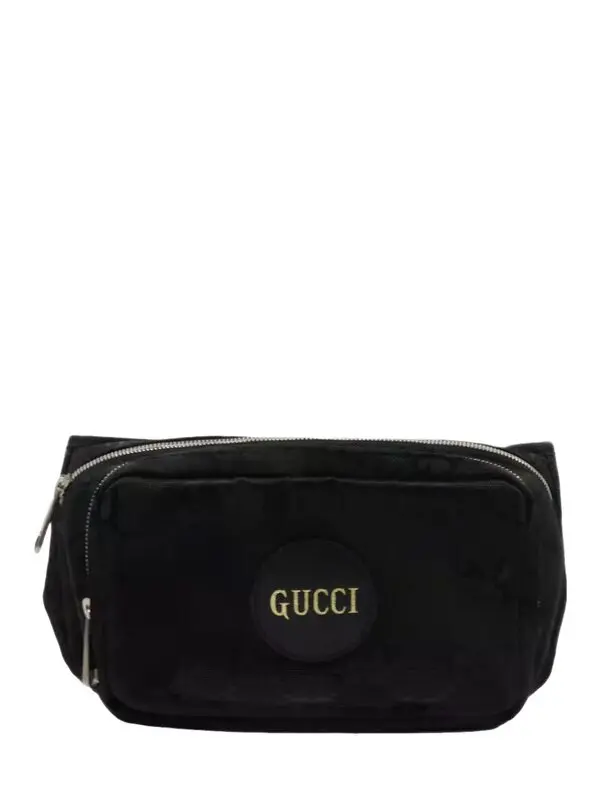 Gucci Gg Monogram Belt Bag - Black