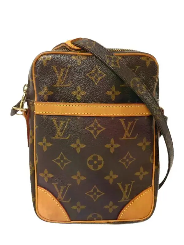 LOUIS VUITTON Monogram Danube Shoulder Bag - Brown