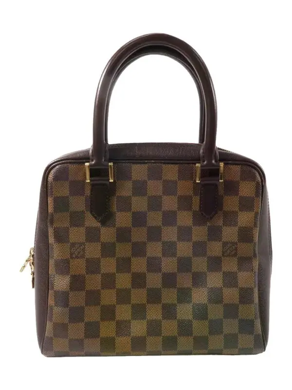 LOUIS VUITTON Damier Ebene Brera Tote Bag - Brown