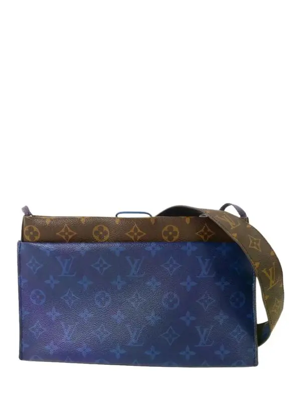 LOUIS VUITTON Pacific Split Monogram Shoulder Bag - Blue