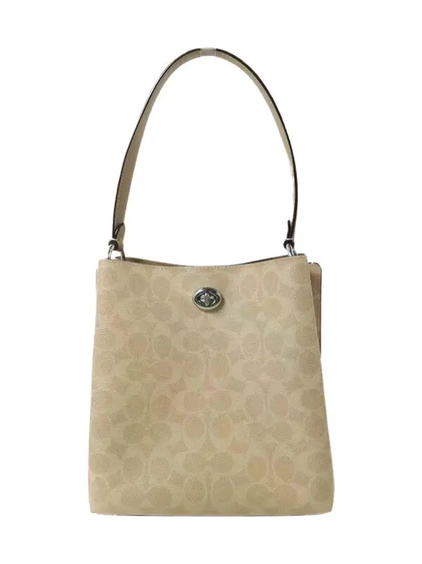 COACH VINTAGE Charlie Bucket Turn-lock Tote Bag - Neutrals