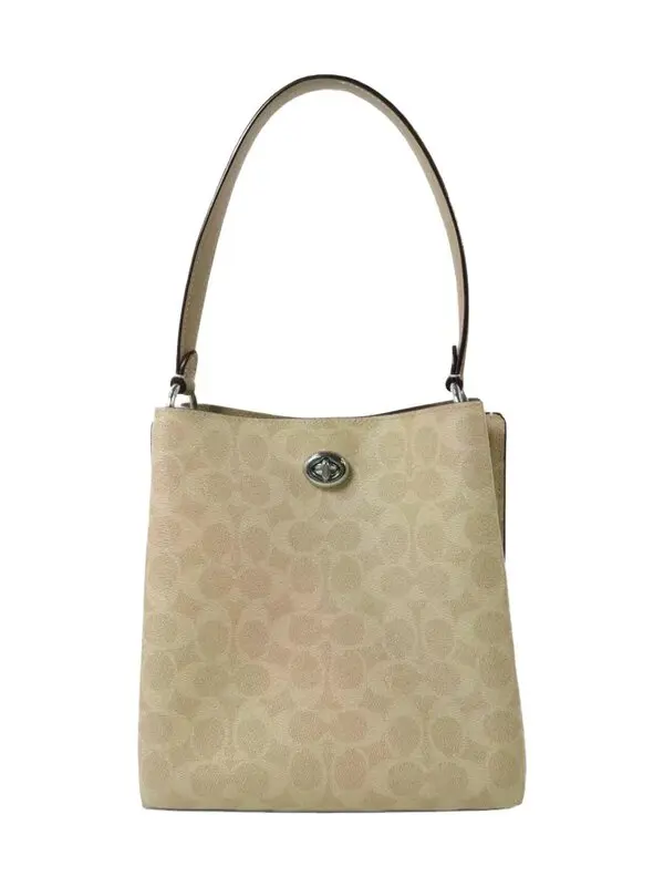 COACH VINTAGE Charlie Bucket Turn-lock Tote Bag - Neutrals