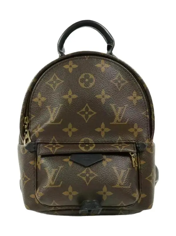LOUIS VUITTON Palm Springs Mini Monogram Backpack - Brown